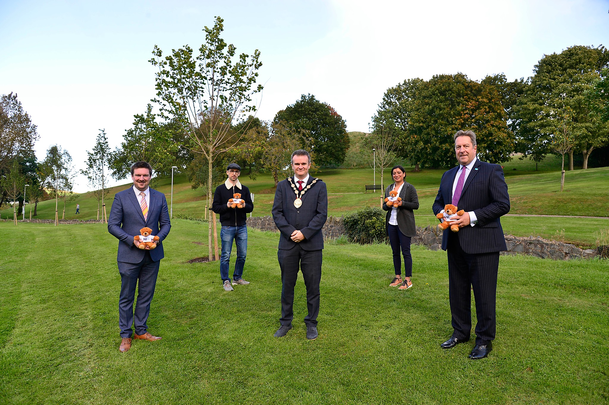 South Eastern Trust welcomes new additions to Moat Park in Dundonald ...