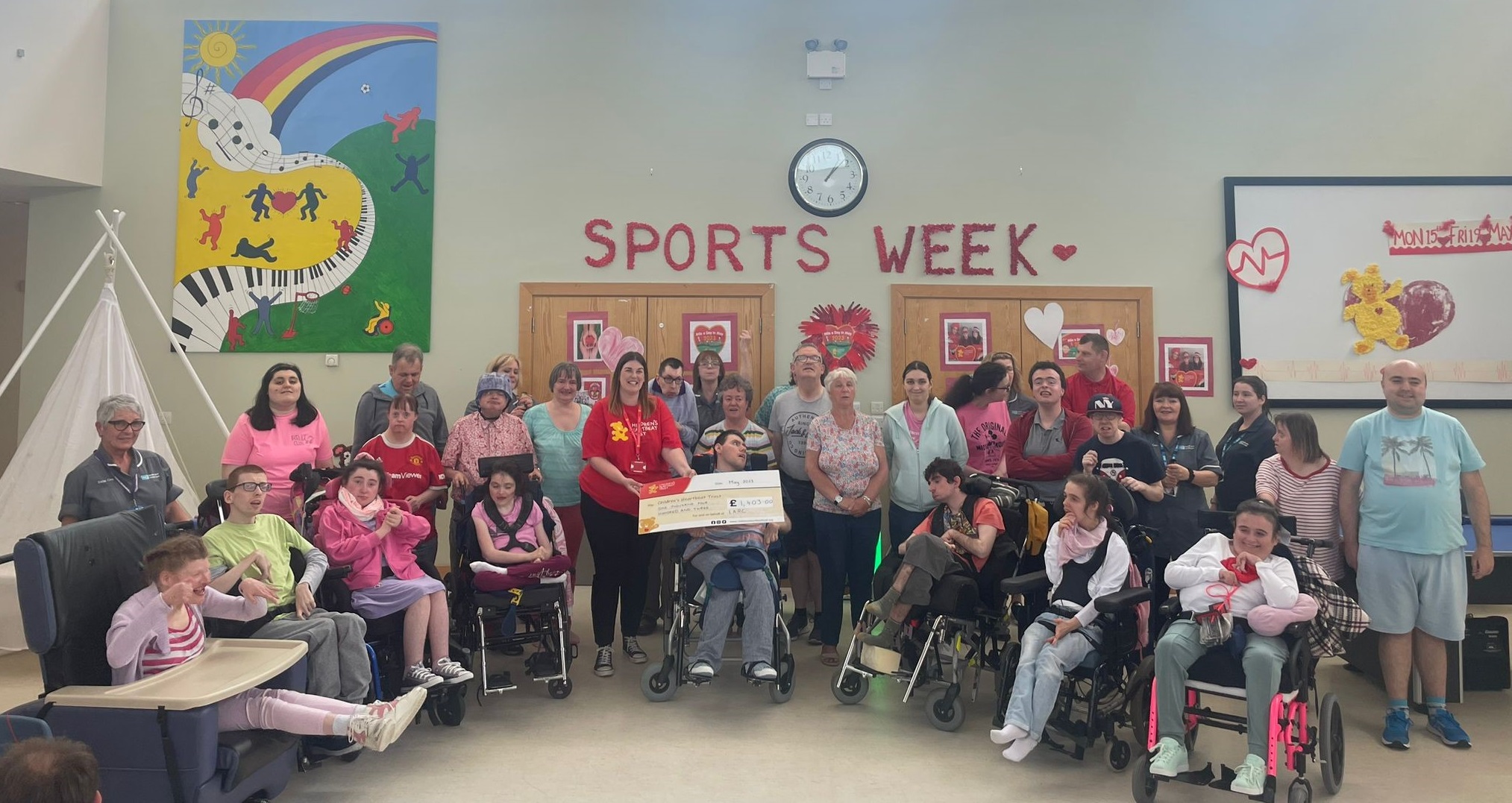 Service Users Enjoy Sports Week and Raise Funds for Heart Charity ...
