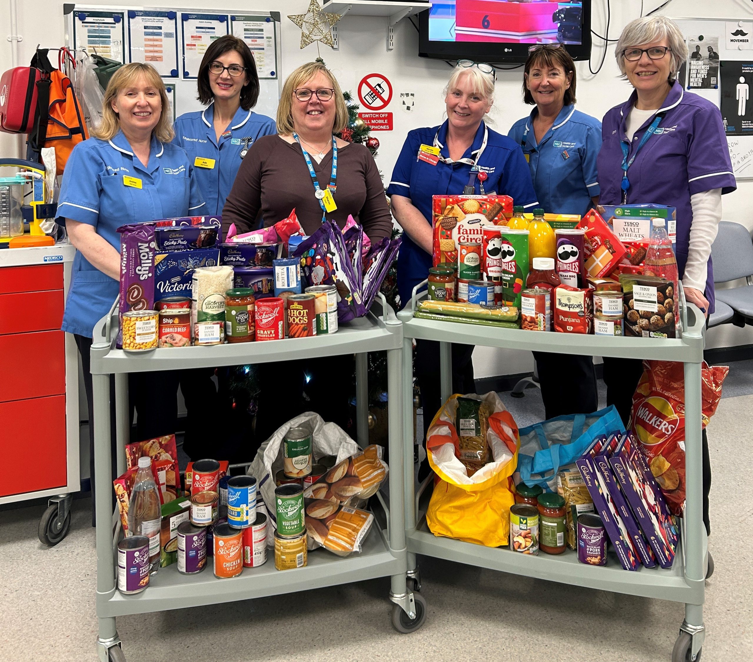 Ards Hospital Staff Pay It Forward With Donation To Local Foodbank ...