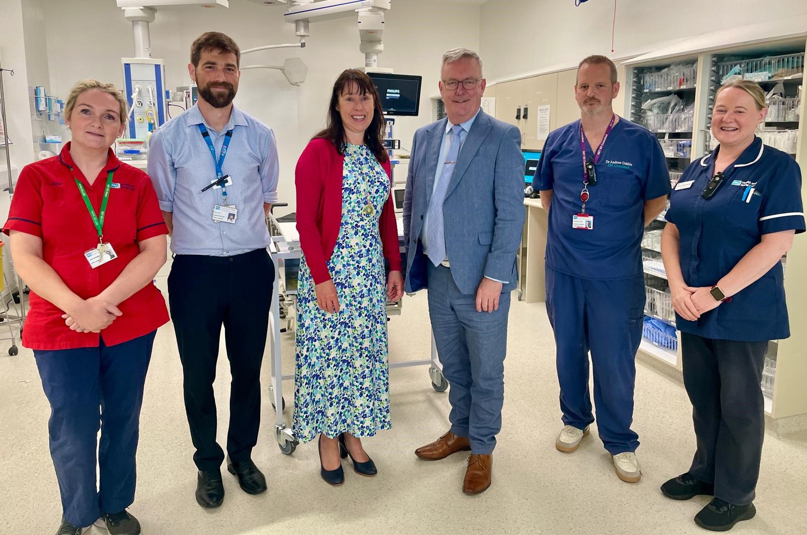Health Minister Praises Trust Staff as he Tours Ulster Hospital ...
