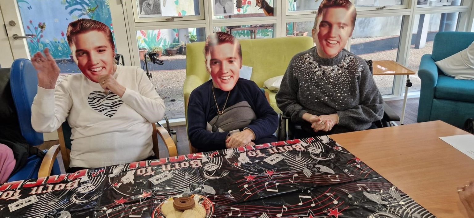 Ravara Court Residents Blow out the Candles to Mark Elvis Presley’s ...