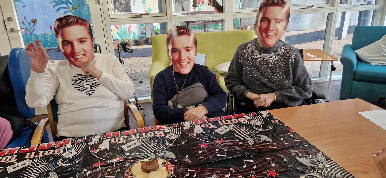 Ravara Court Residents Blow out the Candles to Mark Elvis Presley’s ...