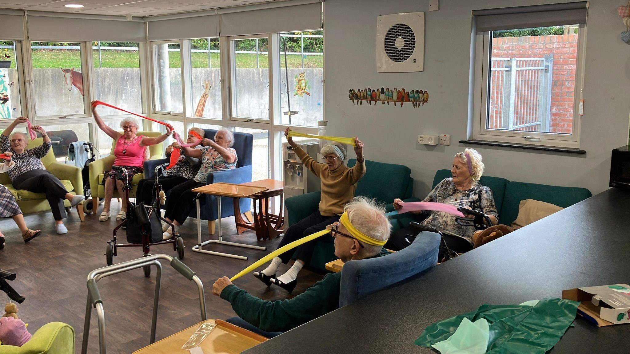 Ravara Court Residents ‘Band’ Together for Weekly Exercise Class ...